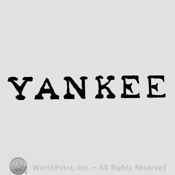 Mark with The word ''YANKEE''. | #743712