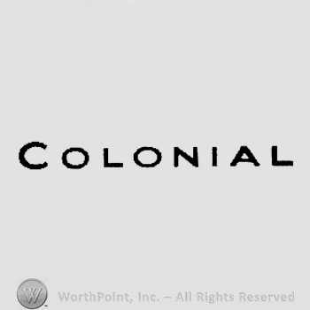Mark with The word ''COLONIAL''. | #743746