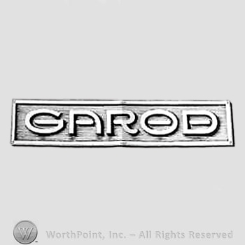 Mark with A frame and the word ''GAROD''. | #743798
