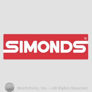 Mark with A frame and the word ''SIMONDS''. | #743832