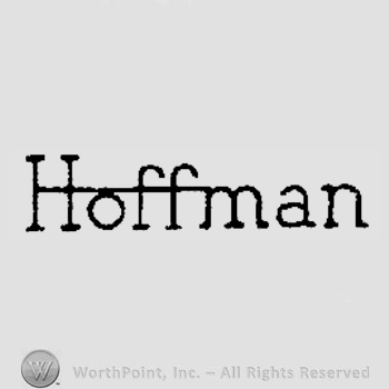 Mark with The word ''Hoffman''. | #743862