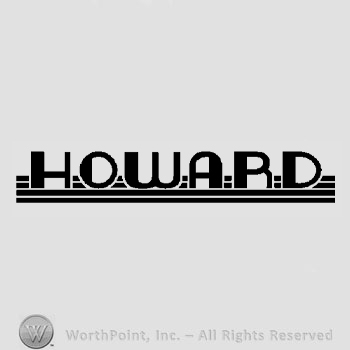 Mark with The word ''HOWARD'' and four lines. | #743867