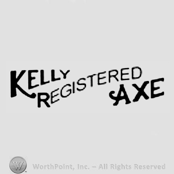 Mark with The text ''KELLY REGISTERED AXE''. | #743882