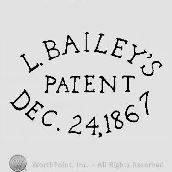 Mark with The text ''L.BAILEY'S PETENT, DEC.'' | #743920