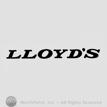 Mark with The word ''LLOYD'S''. | #743928