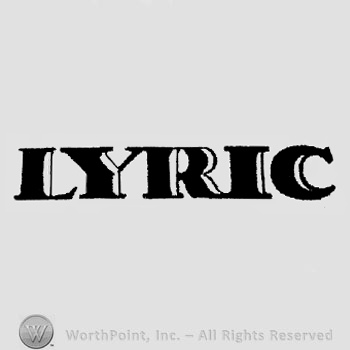 Mark with The word ''LYRIC''. | #743937