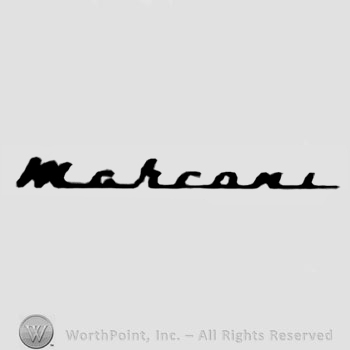 Mark with The word ''Marconi''. | #743948