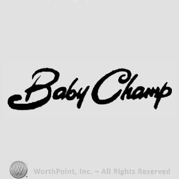 Mark with The text ''Baby Champ''. | #743985