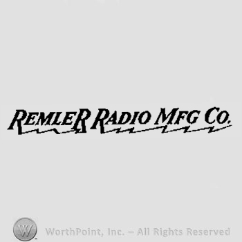 Mark with The text ''REMLER RADIO MFG CO.'' and a | #744039