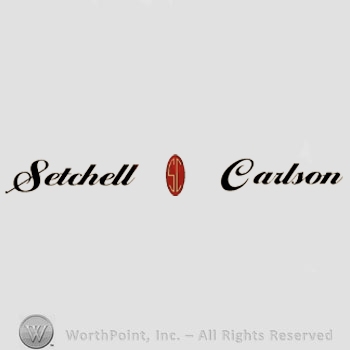 Mark with The text ''Setchell Carlson'', a circle | #744060