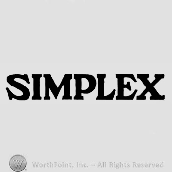 Mark with The word ''SIMPLEX''. | #744067