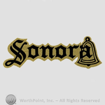 Mark with The word ''Sonora'' and a bell. | #744071