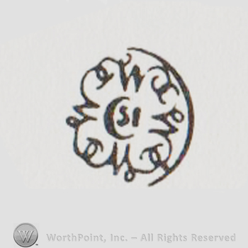 Mark with four interlocking M letters with a | #74443