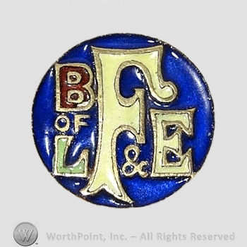Mark with A circle and the letters "B of LF & E". | #744508