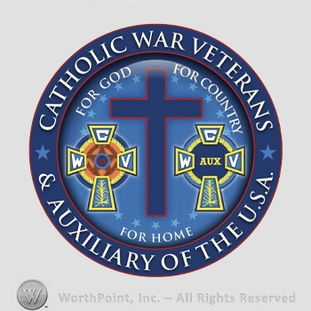 Mark with A circle, the text "CATHOLIC WAR | #744547