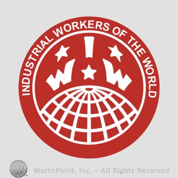 Mark with A circle, the text "INDUSTRIAL WORKERS | #744577