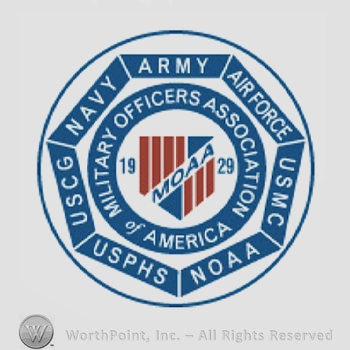 Mark with A circle, the text "MILITARY OFFICERS | #744677