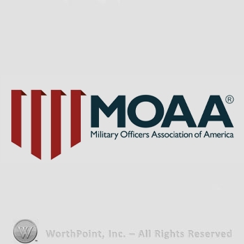 Mark with Four stripes and the text "MOAA, | #744678