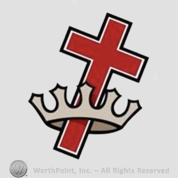 Mark with A cross inside a crown. | #744721