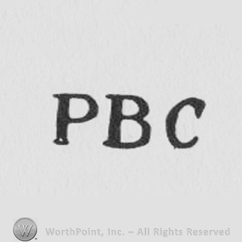 Mark with the initials PBC | #74695
