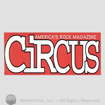 Mark with "CIRCUS AMERICA'S ROCK MAGAZINE" | #747317