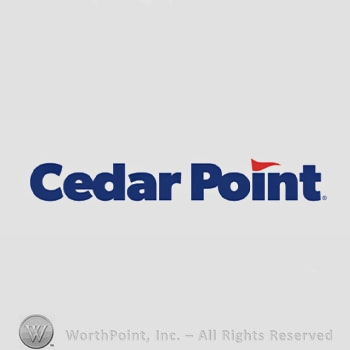 Mark with The text "Cedar Point" and a flag on | #747985