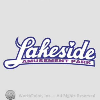 Mark with The text "Lakeside AMUSEMENT PARK" and | #748010
