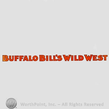 Mark with The text "BUFFALO BILL'S WILD WEST". | #748051