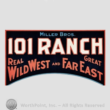 Mark with The text "MILLER BROS. 101 RANCH REAL | #748080