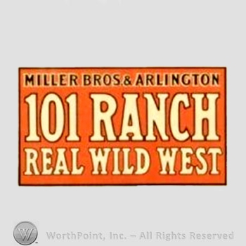 Mark with The text "MILLER BROS.101 RANCH Wild | #748081
