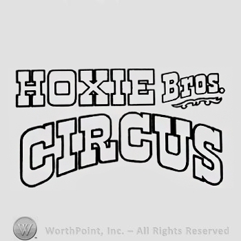 Mark with The text "HOXIE BROS. CIRCUS". | #748103