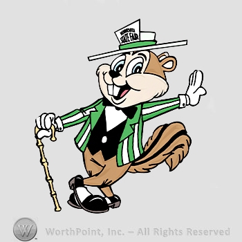 Mark with An animated gopher wearing a suit, a | #748195