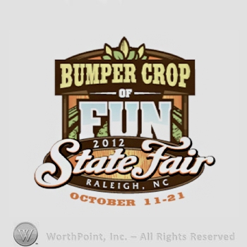 Mark with The text "BUMPER CROP OF FUN 2012 State | #748206
