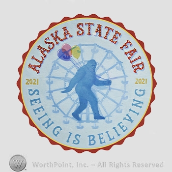 Mark with The text "ALASKA STATE FAIR 2021 2021 | #748227