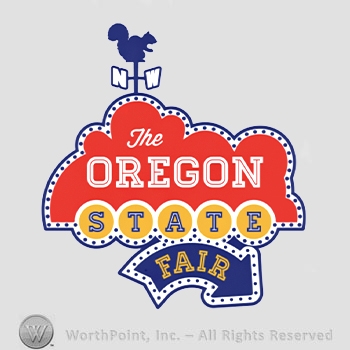 Mark with The text "The OREGON STATE FAIR" inside | #748234