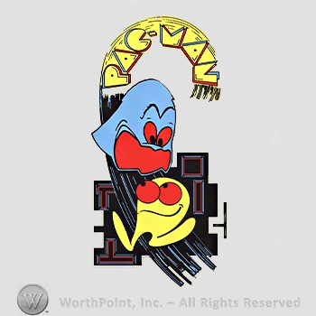 Mark with The text "PAC-MAN" and two game | #748307