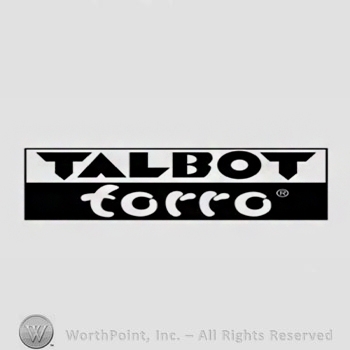 Mark with The text "TALBOT torro" inside a | #748445