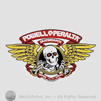 Mark with The text "POWELL PERALTA SKATEBOARDS", | #748522