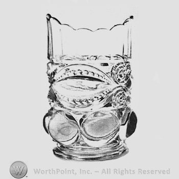 Mark with Glass Pattern: 39 Eye Winker; vase. | #749146