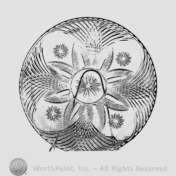 Mark with Glass Pattern: 52 Star & Feather; | #749192