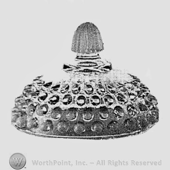 Mark with Glass Pattern: 94 Spur Hobnail; cover. | #749215