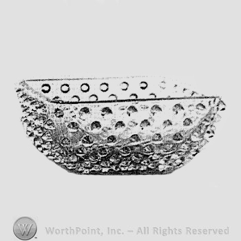 Mark with Glass Pattern: 94 Spur Hobnail; bowl. | #749216