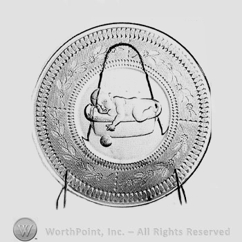 Mark with Glass Pattern: Stippled Forget Me Not; | #749224