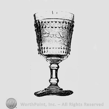 Mark with Glass Pattern: 55; goblet. | #749229