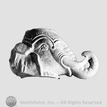 Mark with Glass Pattern: unknown; elephant head | #749231