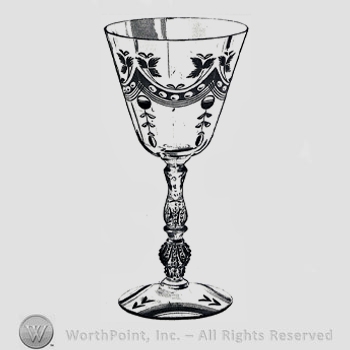 Mark with Glass Pattern: MANHATTAN; goblet. | #749421
