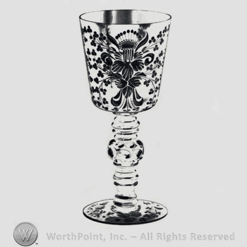Mark with Glass Pattern: FLORENTINE; goblet. | #749435