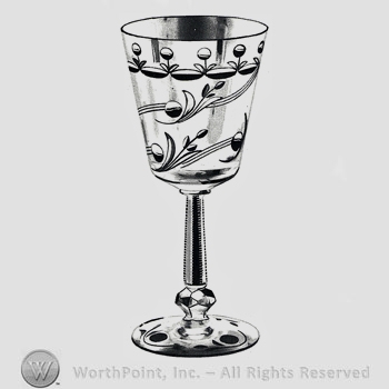 Mark with Glass Pattern: BERKLEY SQUARE; goblet. | #749455