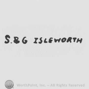 Mark with The text "S & G ISLEWORTH". | #74982
