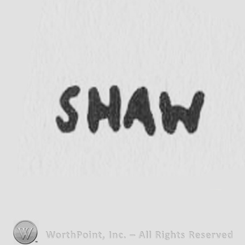 Mark with SHAW in uppercase letters | #75085